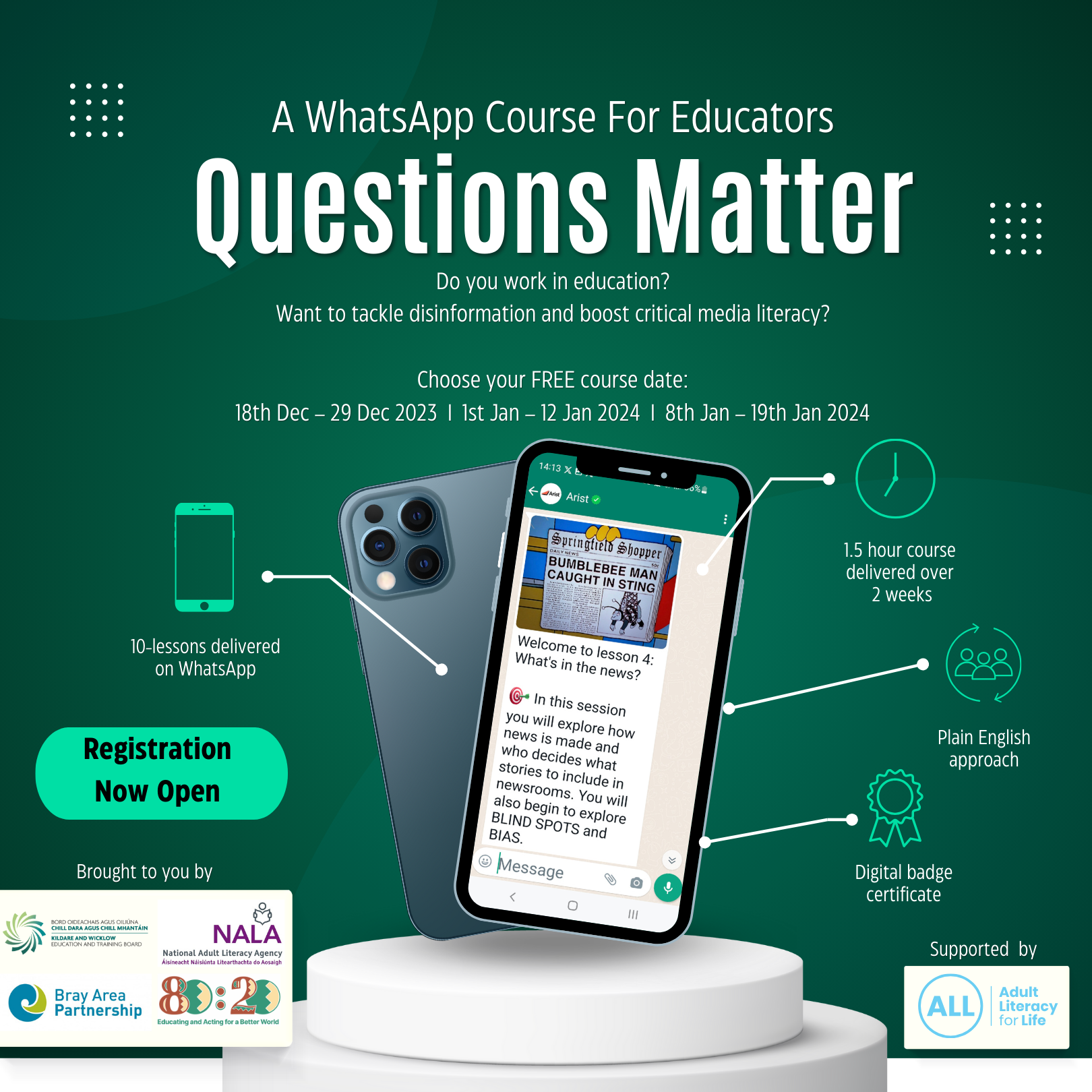 Questions Matter: a WhatsApp-based course on media literacy and ...